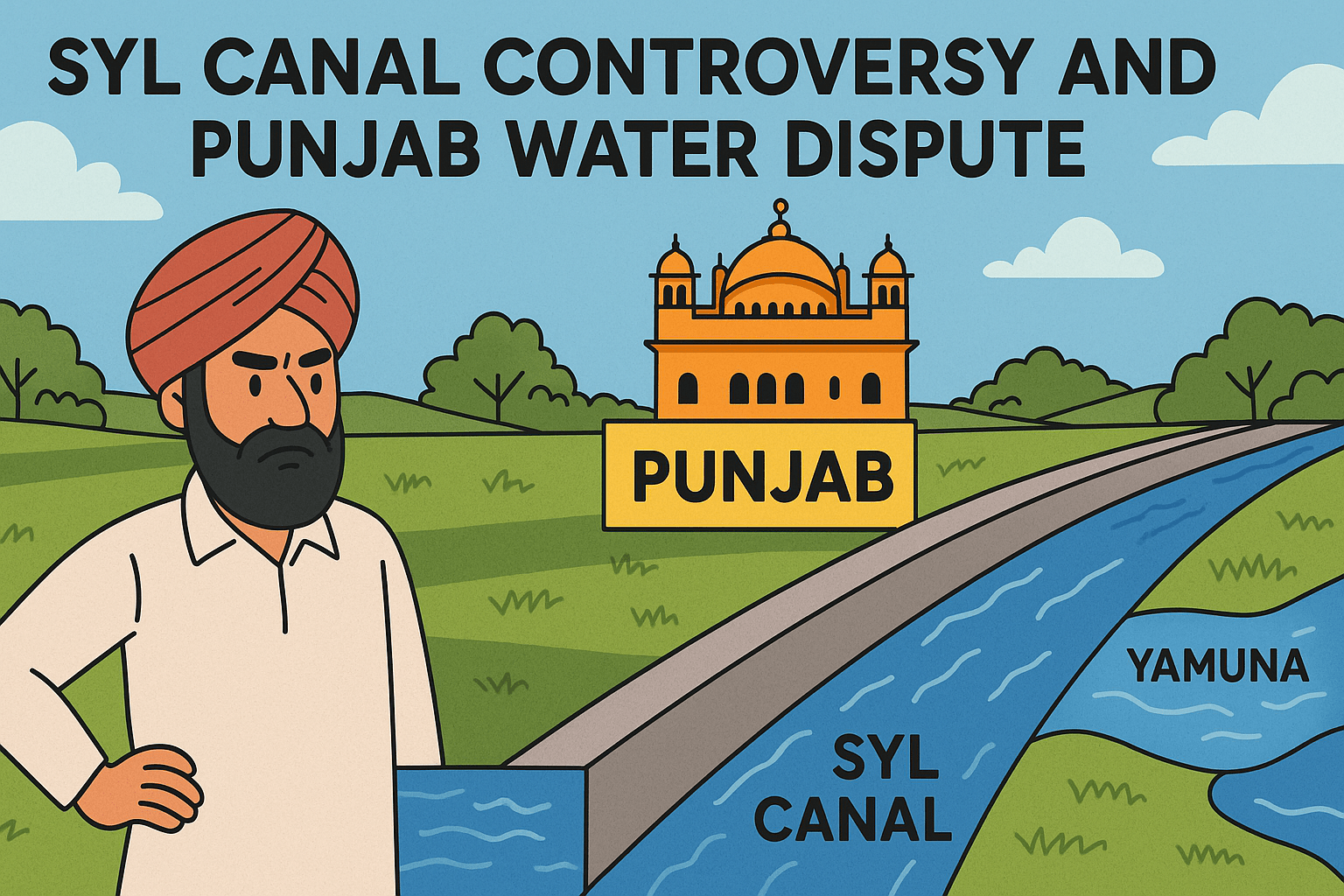 All You Need to Know About the SYL Canal Controversy and Punjab Water ...